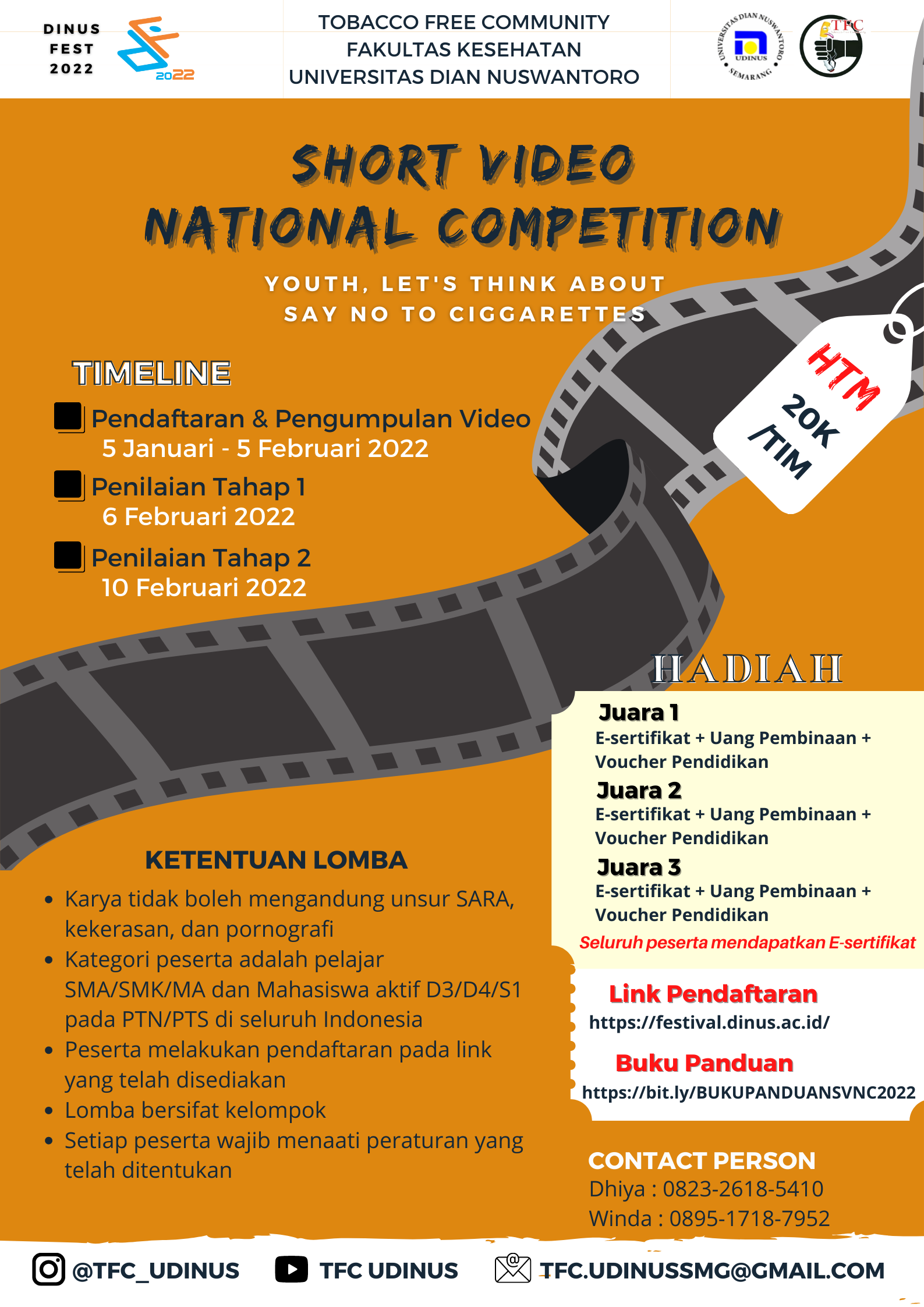 Short Video National Competition - DinusFest 2023