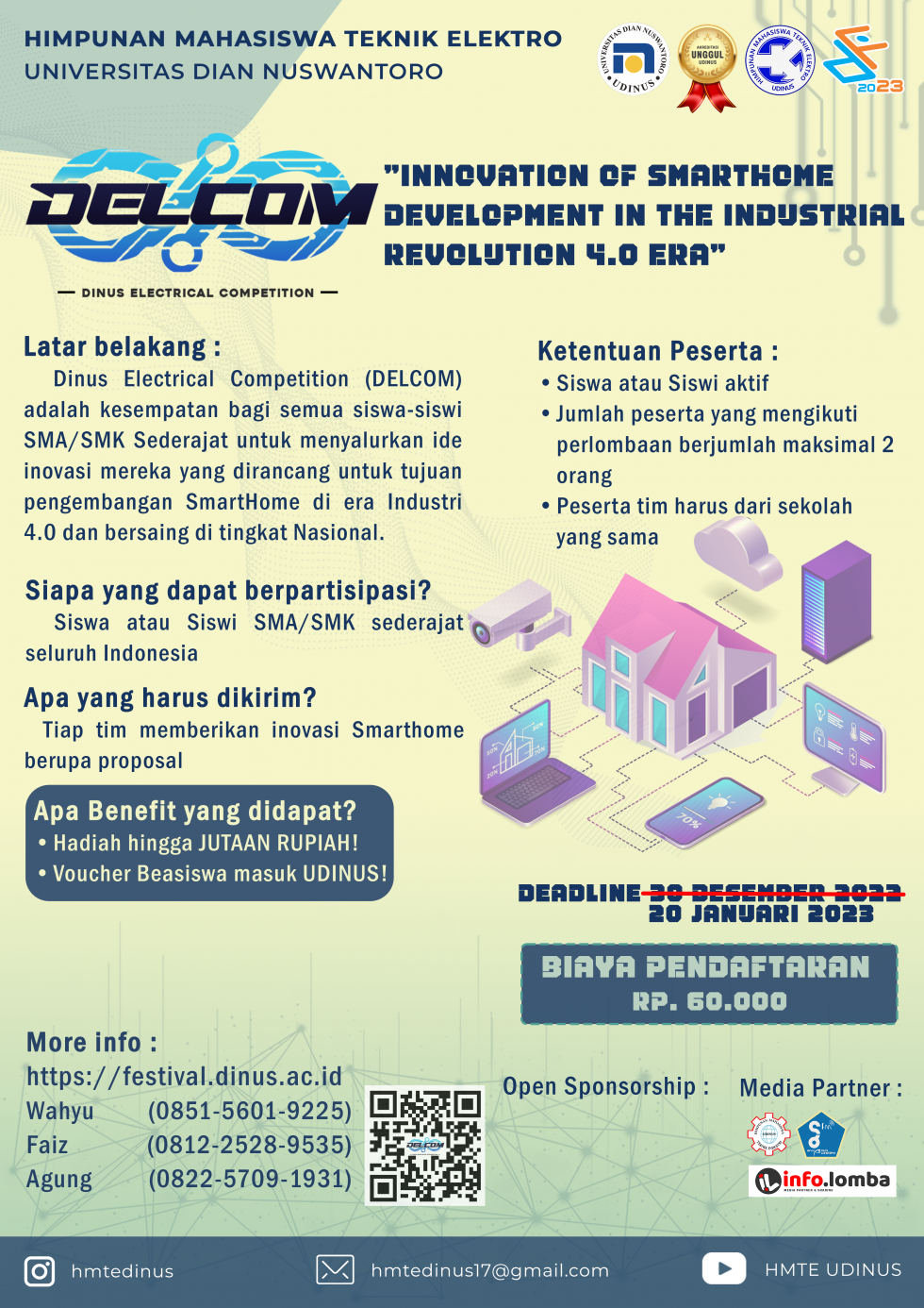 DELCOM (Dinus Electrical Competition) | DinusFest 2026