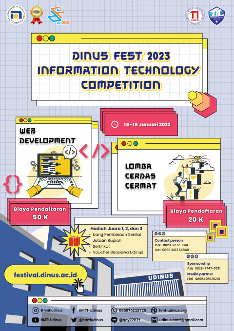 IT COMPETITION WEB DEVELOPMENT | DinusFest 2026