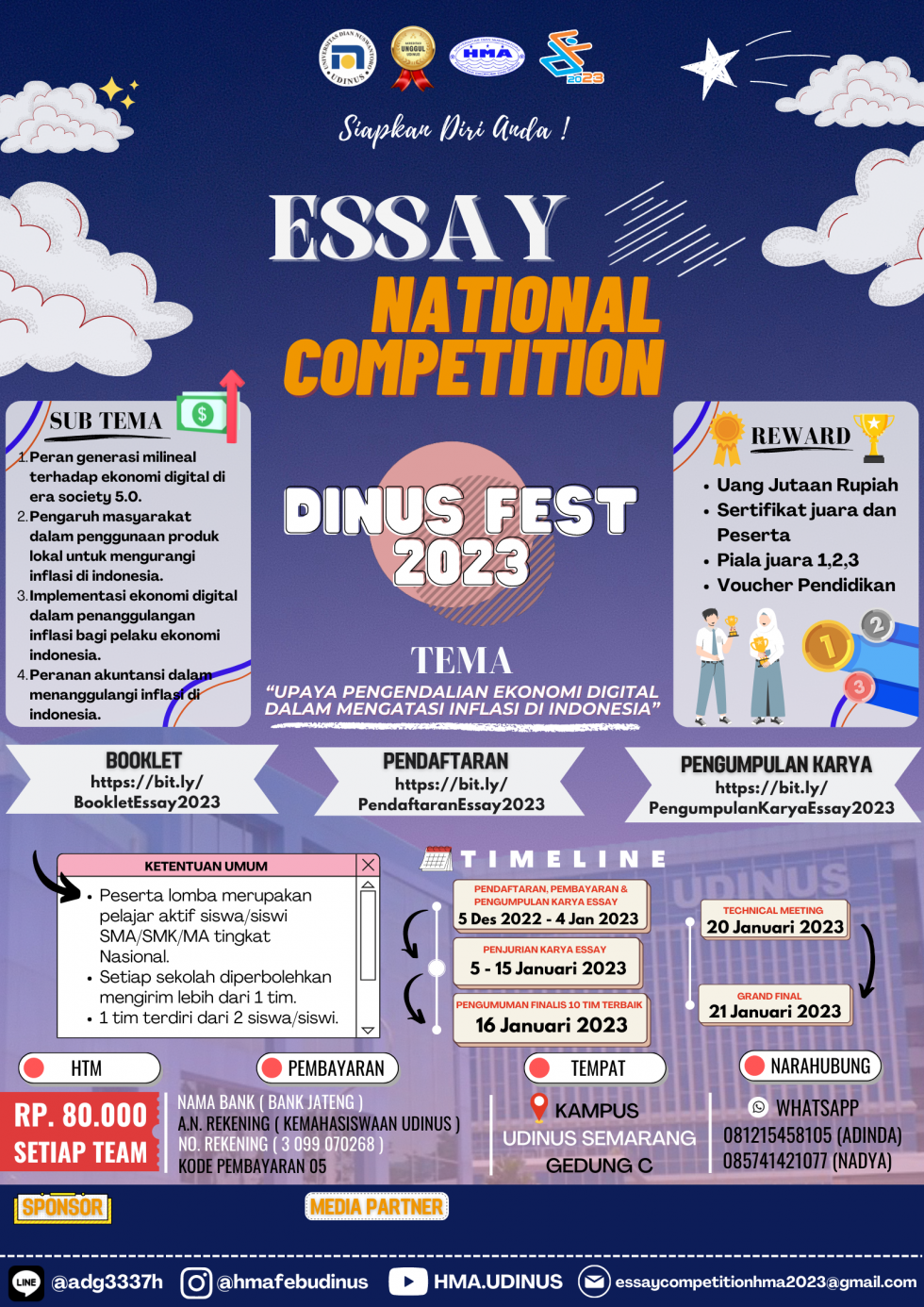 ESSAY NATIONAL COMPETITION | DinusFest 2026