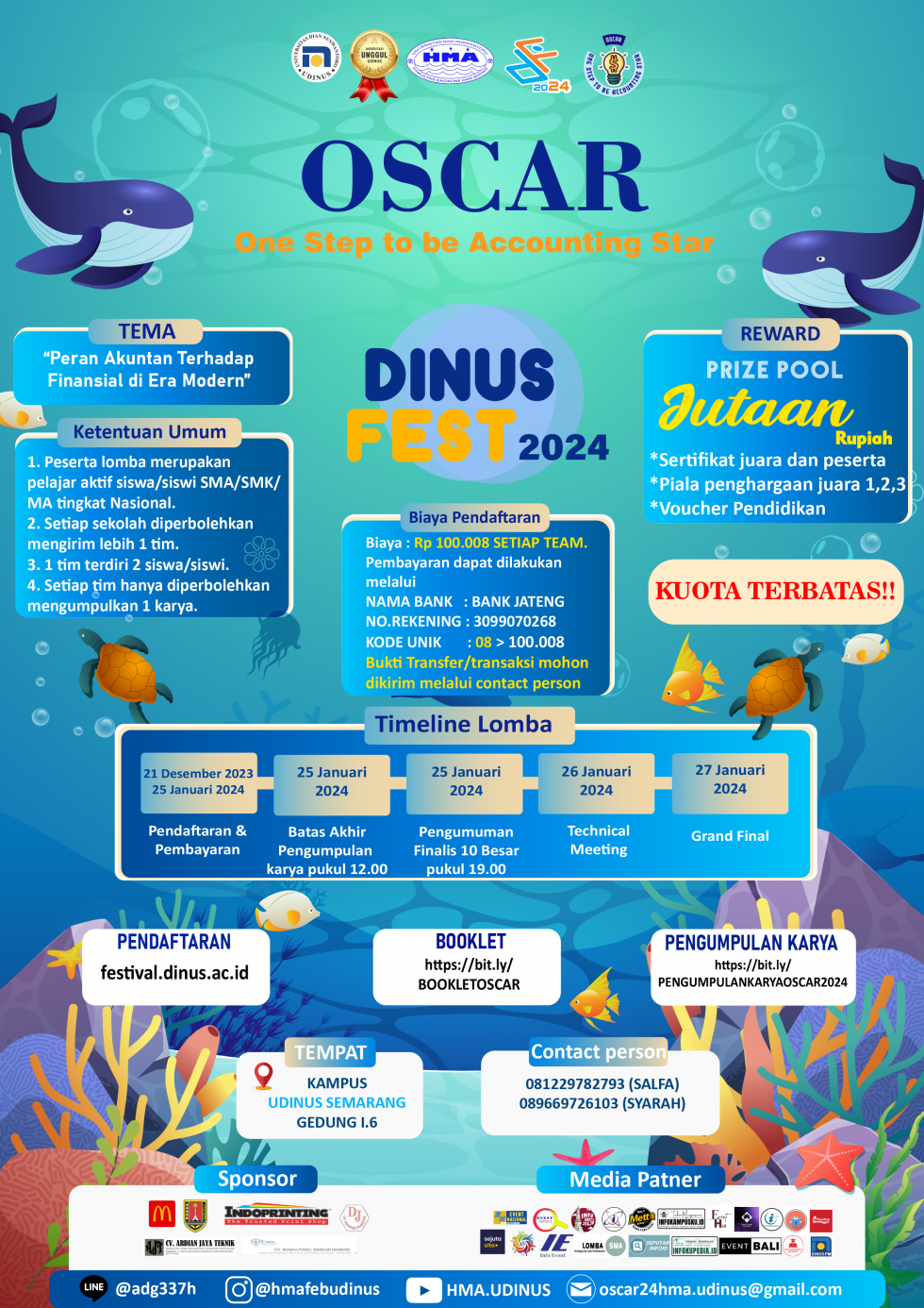 OSCAR (One Step to be Accounting Star) | DinusFest 2025