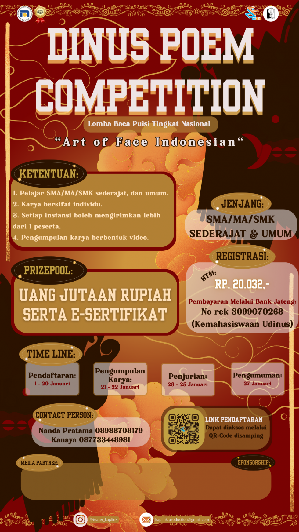 Dinus Poem Competition | DinusFest 2025